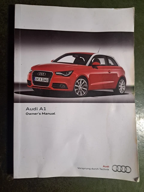 AUDI A1 OWNERS Manual / Handbook 2010 2014 / 204 Pages £16.99 - PicClick UK