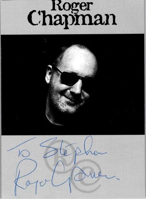 ORIGINAL AUTOGRAMM ROGER Chapman /// Autograph signiert signed signee Chapman, R EUR 43,00 ...