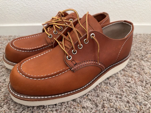 RED WING HERITAGE Shop Moc Toe Oxford 8092 Oro Legacy Leather 9.5D £98. ...