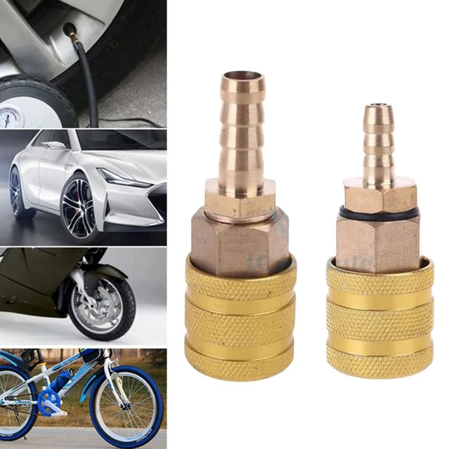 TIRE VALVE CONNECTOR Brass Fitting For Tire Inflation Solid Brass ...