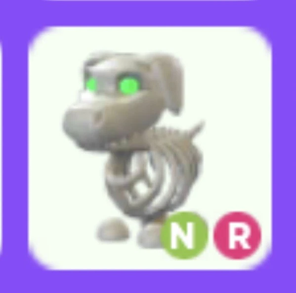 ADOPT! ME* COMPATIBLE Neon Ride Skeleton Dog Quick Delivery! £2.99 ...