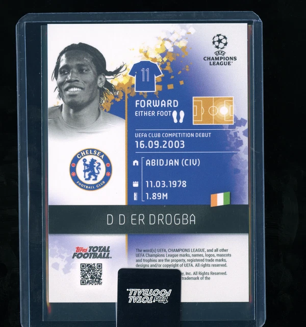 DIDIER DROGBA /25 Topps UCC Baroque Chelsea FC £12.94 - PicClick UK