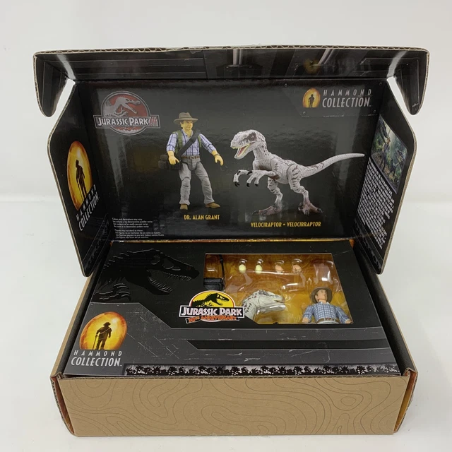 Jurassic World Hammond Collection Dr Alan Grant Velociraptor Eur 64 49