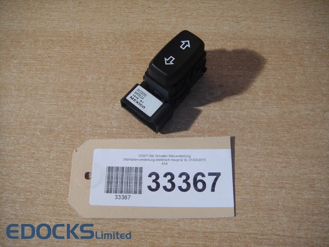 SITZ SCHALTER SITZVERSTELLUNG Höhenverstellung vorne links rechts ...