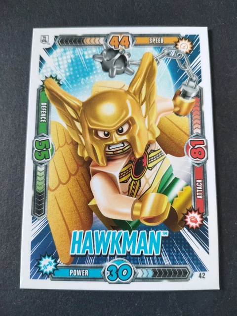 LEGO BATMAN JEU de cartes à collectionner super-héros #42 Hawkman EUR 1 ...