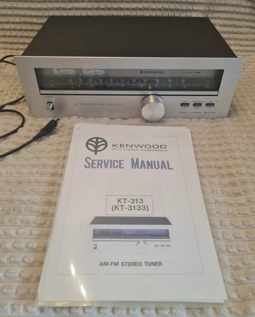 KENWOOD KT 313 AM FM Stereo Tuner Radio Receiver EUR 47,00 - PicClick DE