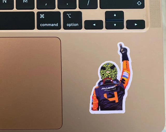 LANDO NORRIS FIRST Ever Win Miami GP McLaren Formula 1 F1 Car Sticker ...