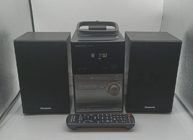 SISTEMA STEREO PANASONIC SA-PM24 CD/USB/RDS/MP3/AM/FM e telecomando EUR 51,26 - PicClick IT