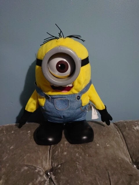 MINIONS STUART TUMBLING Farting Laughing Talking Figure Despicable Me ...