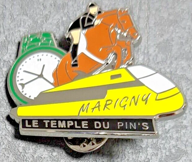 1 PIN'S MONTRE Cheval Tgv Marigny Le Temple Du Pin's Qualite Arthus Bertrand EUR 14,99 - PicClick FR