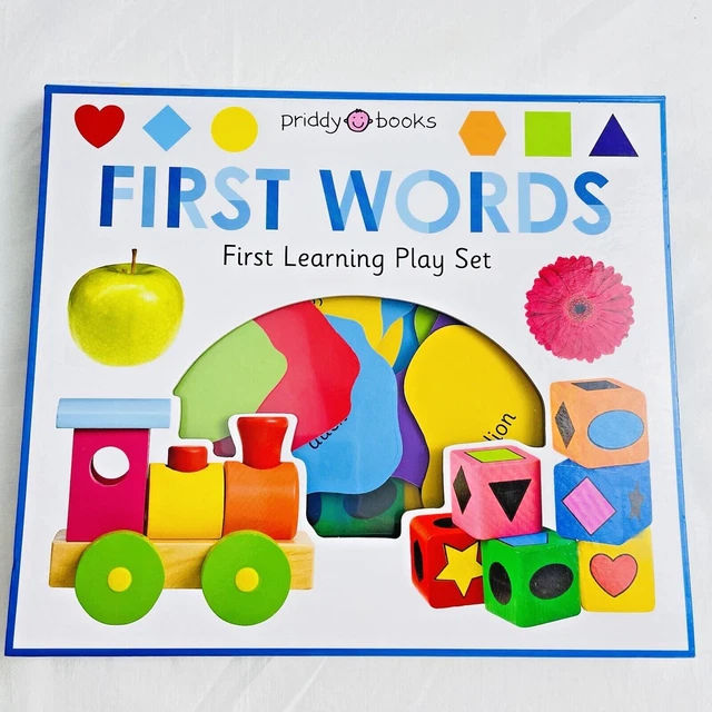 FIRST WORDS FIRST Learning Play Set Priddy Books 2017 Food, Toys ...