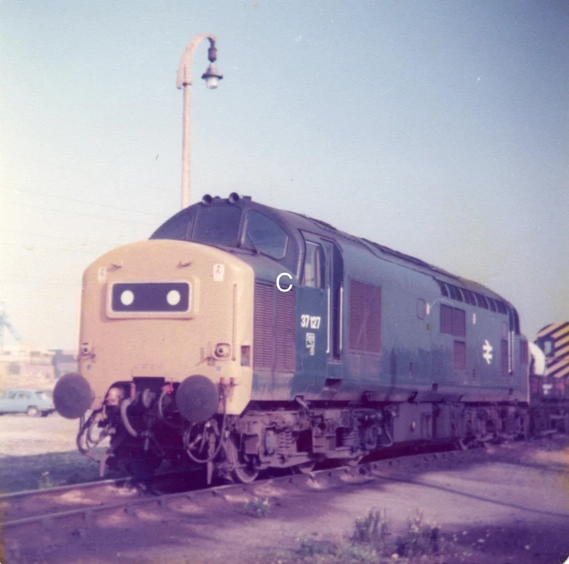 BRITISH RAILWAY B.R Photograph Class 37 - 37127 At Wath 07/10/1978 £3. ...