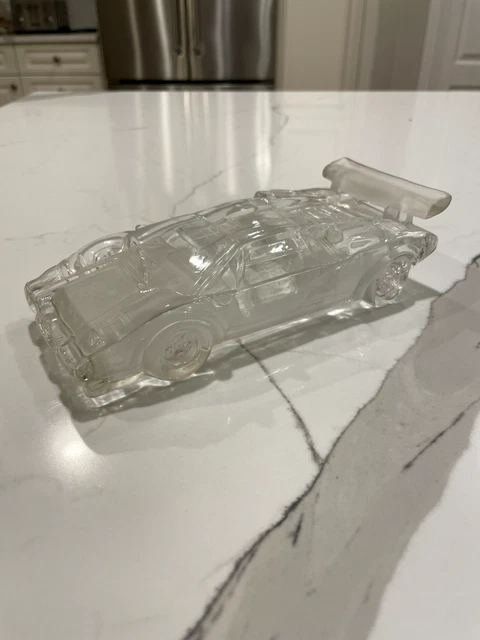 RARE CRYSTAL GLASS Lamborghini Countach Model Car $50.00 - PicClick CA