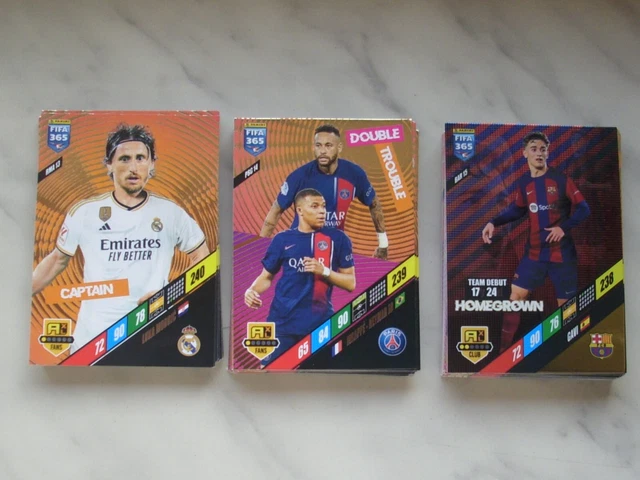FIFA 365 2024 Set 60 Card (Full Set Captain,Double Trouble,Homegrown ...