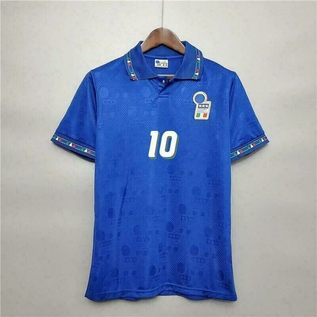 MAGLIA ITALIA CALCIO Mondiale 1994 Roberto Baggio Vintage Retrò USA94 ...