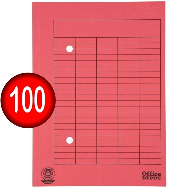 A4 FOLDERS CIRCULATION Files Red Manilla Printed Grid Office 6056325 ...