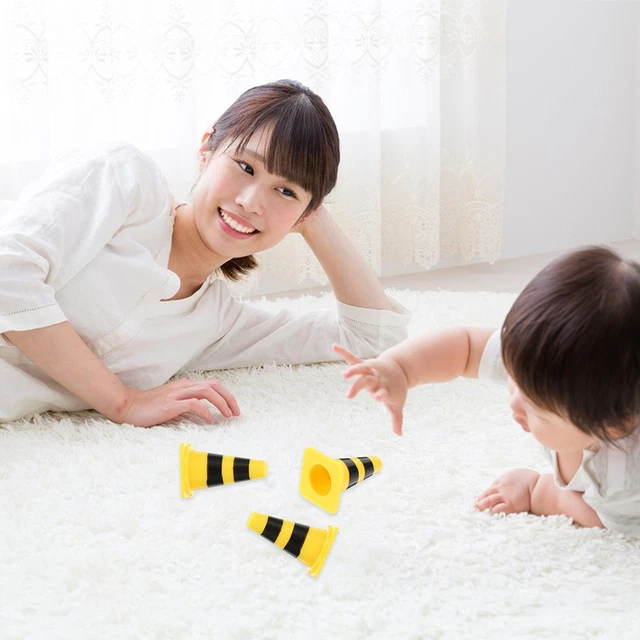 24PCS MINI TRAFFIC Cones Road Fence Toys Educational Toys Miniature ...