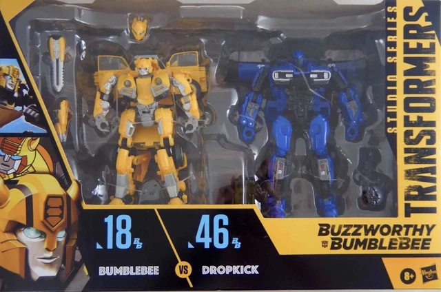 TRANSFORMERS STUDIO SERIES 18BB Bumblebee vs 46BB Decepticon Dropkick ...
