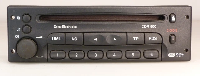 CAR RADIO CDR 500 DELCO Opel Tigra A Corsa B Vectra B Omega B with code ...