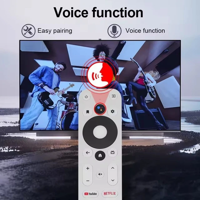 FOR ONN ANDROID TV Box Bluetooth-Voice-Enabled And Infrared Remote ...