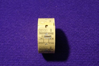 TRANSPORT SERVICES 6P BUS CONDUCTOR CLIPPY ULTIMATE TICKET MACHINE ROLL ...