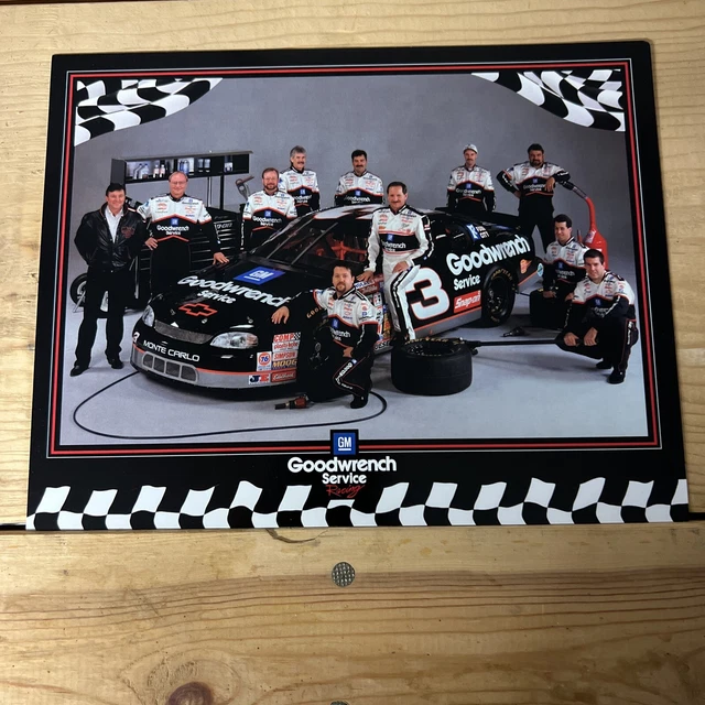 PROMOTIONAL DALE EARNHARDT GM GOODWRENCH SERVICE Racing 8x10 NASCAR ...