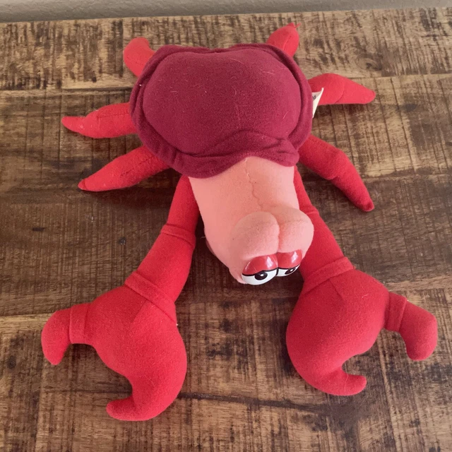 VINTAGE THE LITTLE Mermaid Disneyland Walt Disney World Plush Sebastian ...