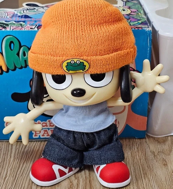 MEDICOM TOY PARAPPA The Rapper Collectable Doll RARE Soft Vinyl Figure ...