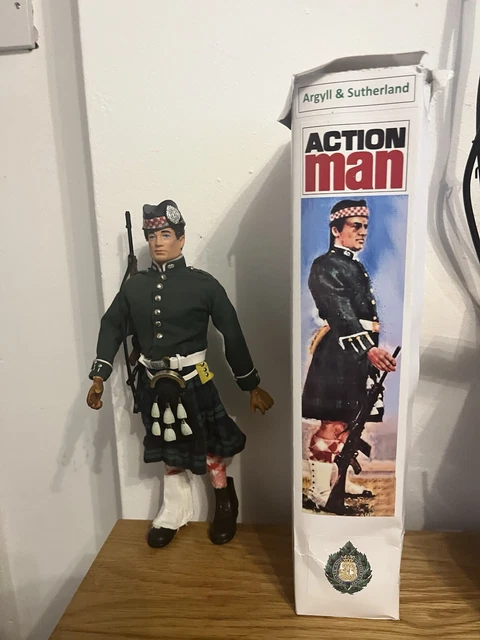 VINTAGE ACTION MAN in Argyle & Sutherland Highlanders Uniform. £175.00 ...