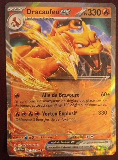 CARTE POKÉMON &DRACAUFEU Ex - PV 330- 006/165" EUR 15,00 - PicClick FR