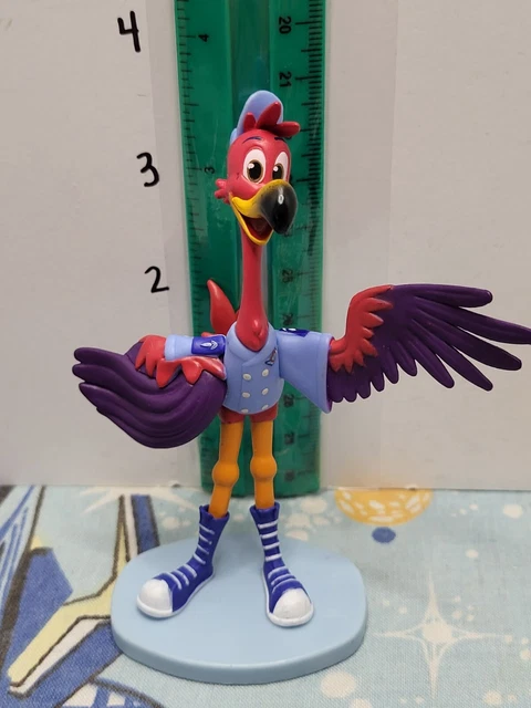 DISNEY FREDDY THE Flamingo Disney Junior TOTS PVC Figure 4" Bird Toy ...