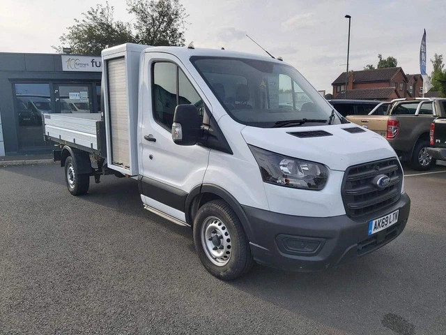 FORD TRANSIT ONESTOP TIPPER/STORAGE BOX2.0NEW MODEL+VERY LOW MILES £ ...