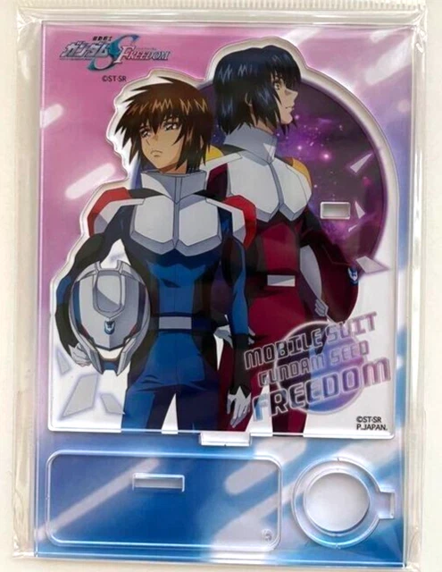 MOBILE SUIT GUNDAM SEED FREEDOM Acrylic Pen Stand Figure Kira Yamato Athrun Zala £39.22 ...