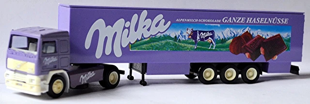 VOLVO F18 INTER Refrigeratore Valigia-Sz Milka Interi Nocciole 1:87 ...