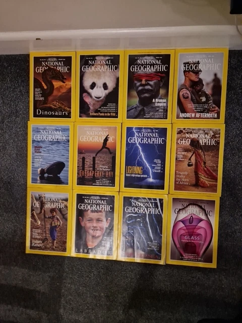 NATIONAL GEOGRAPHIC MAGAZINE Bundle 1993 Complete Year 12 Issues Valentines Gift £4.99 - PicClick UK