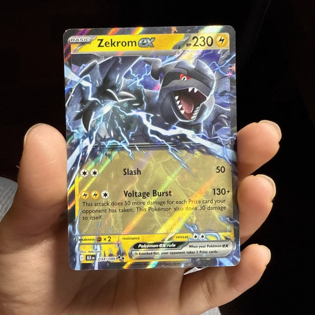 2025 POKEMON SV Black Bolt Zekrom ex Double Rare #034/086 £2.67 ...