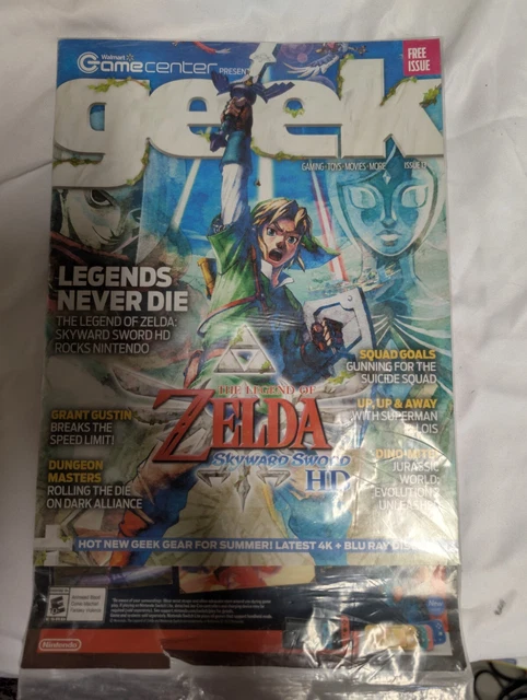 THE LEGEND OF Zelda Skyward Sword HD Geek Gamecenter Magazine Issue 13 *New* £7.92 - PicClick UK