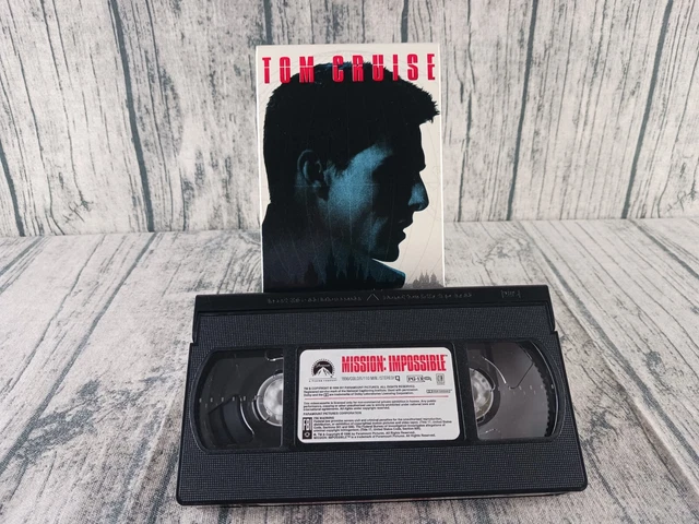 MISSION IMPOSSIBLE (VHS 1996, Paramount) Tom Cruise - Pre-Owned - Good ...