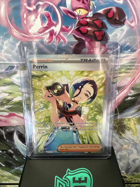 POKEMON PERRIN 220/167 Twilight Masquerade illustrazione speciale rara ...