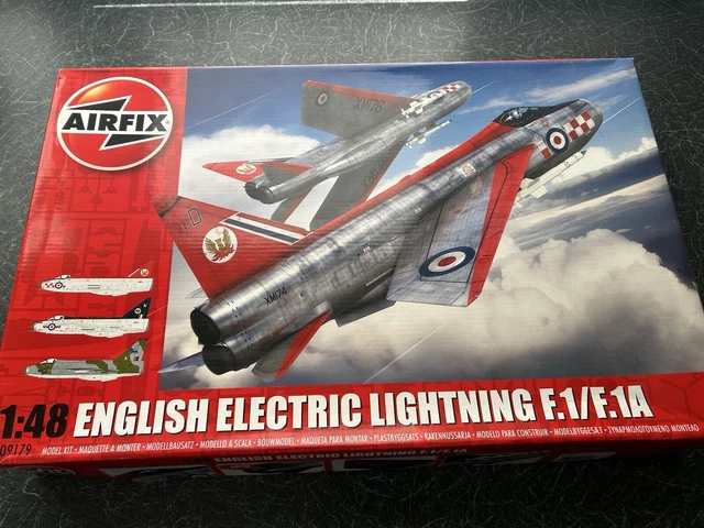 AIRFIX 1/48 ENGLISH Electric Lightning F. 1/F.1A Model Kit. #A09179 £55 ...