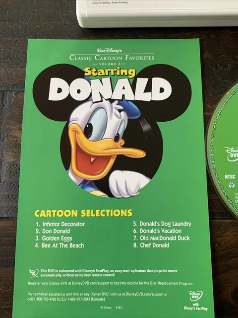 WALT DISNEYS CLASSIC Cartoon Favorites Starring Donald Volume 2 (DVD ...