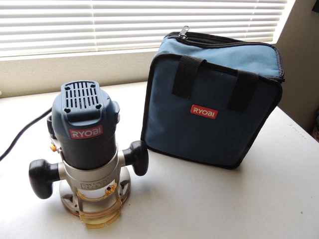 RYOBI R163 FIXED Base Corded Router With Soft Case Tested $47.50 - PicClick