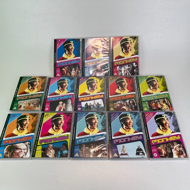 MONKEY THE COMPLETE Series DVD Box Set - VGC - Tripitaka Pigsy Sandy ...