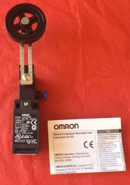 OMRON D4N-4A2HR LIMIT Switch with Adjustable Roller Lever $90.00 - PicClick AU