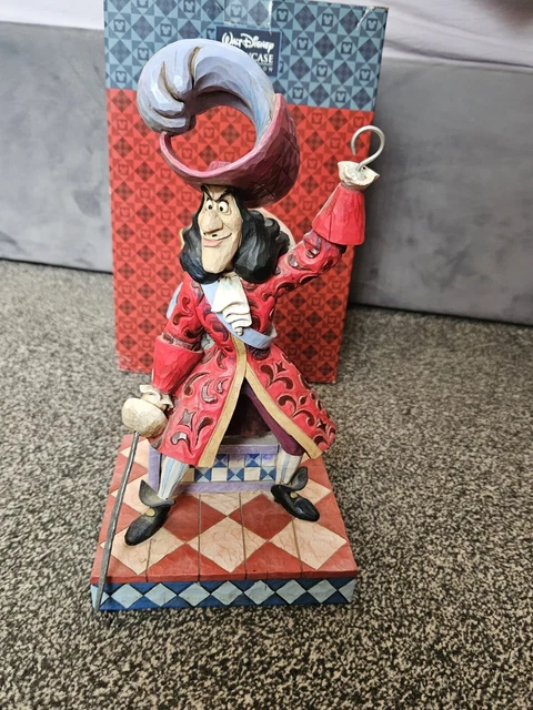 DISNEY TRADITIONS CAPTAIN Hook And Mr Smee “Beware” WITH BOX & VERY ...