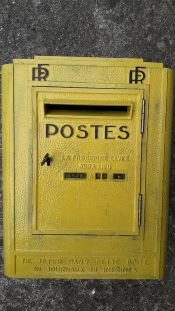 BOITE LETTRE POSTE PTT dejoie briefkasten mobilier urbain industriel ...