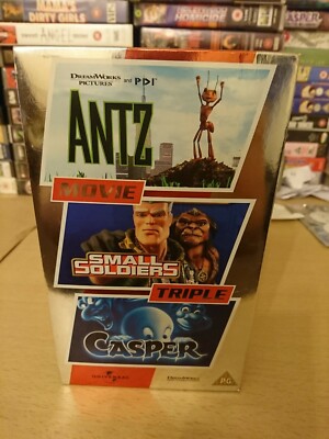 ANTZ, SMALL SOLDIERS, Casper Movie Triple Vhs £11.50 - PicClick UK