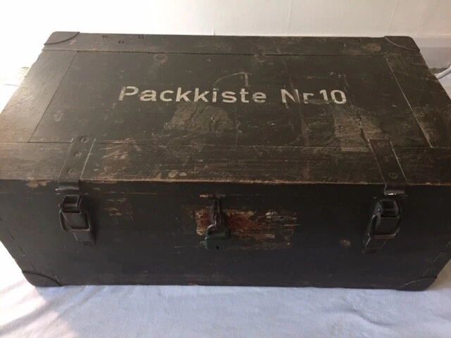 WW2 GERMAN WEHRMACHT ‘Packkiste Nr.10’ Packing Case LARGE! £172.32 ...