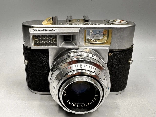 VOIGTLÄNDER VITOMATIC II a mit Objektiv Color-Skopar 2,8/50 #41 EUR 24 ...