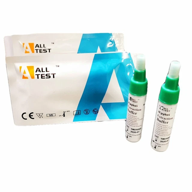 2 X HELICOBACTER H Pylori Stomach Ulcer Test Kit- stool test Exp 03/ ...